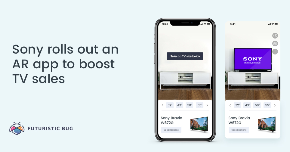 Sony rolls out an AR app to boost TV sales